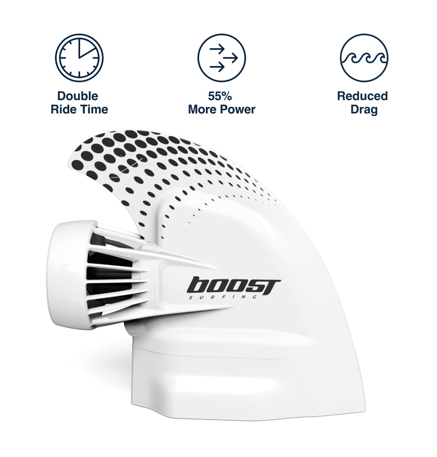 Boost Surfing Fin: Electric Motor for Surfboards, SUPs & Kayaks